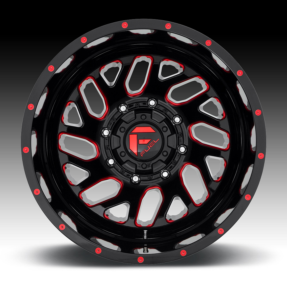 Fuel Dually Cap ReAmerican Racing Gloss Black Rd Logo 17/82 – The Wheel ...