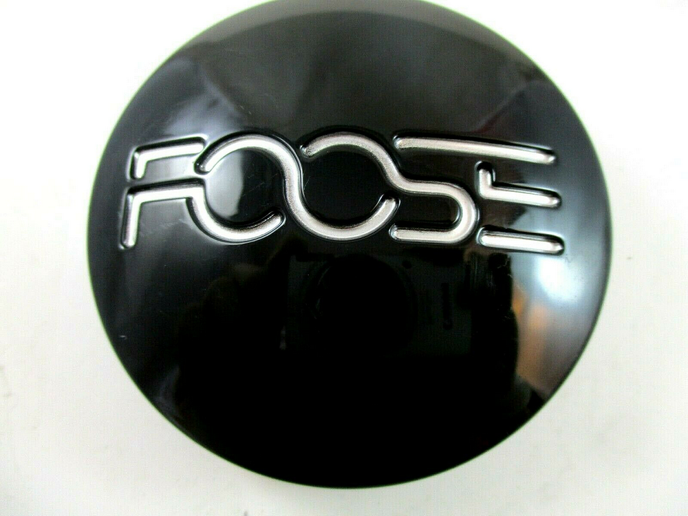 Foose Gloss Black Rwb Cap - 2.70" Cap Grv – The Wheel Shop CA INC