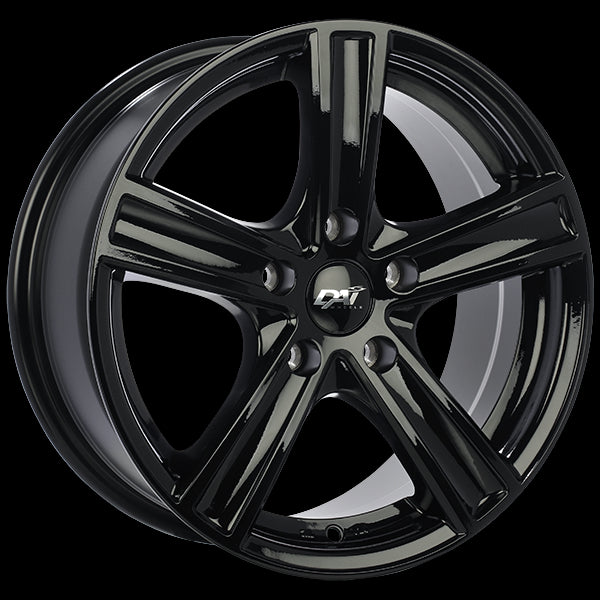 DAI Wheels OE1 16x7.0 5x100 38 54.1 Gloss Black – The Wheel Shop CA INC