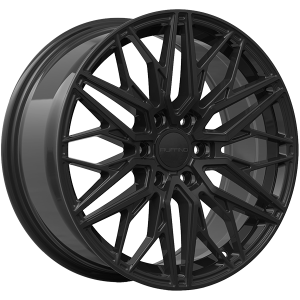 Ruffino Luxe 18x8.0 6x120 45 67.1mm Gloss Black – The Wheel Shop CA INC