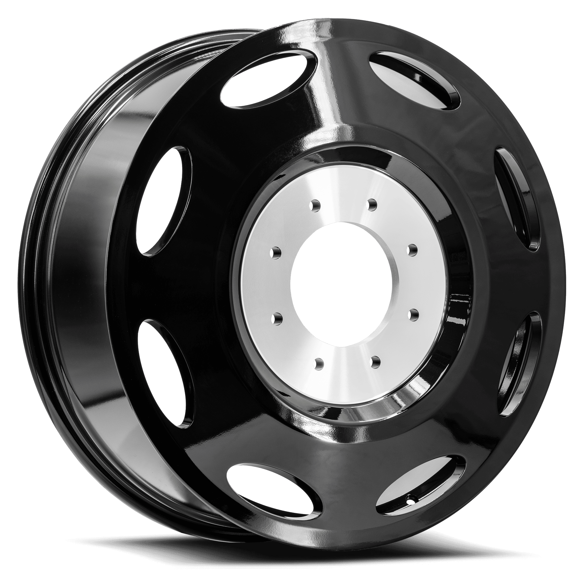 XF Offroad Dually Inner 20x8.25 8x210 100 154.3 Gloss Black Dually ...