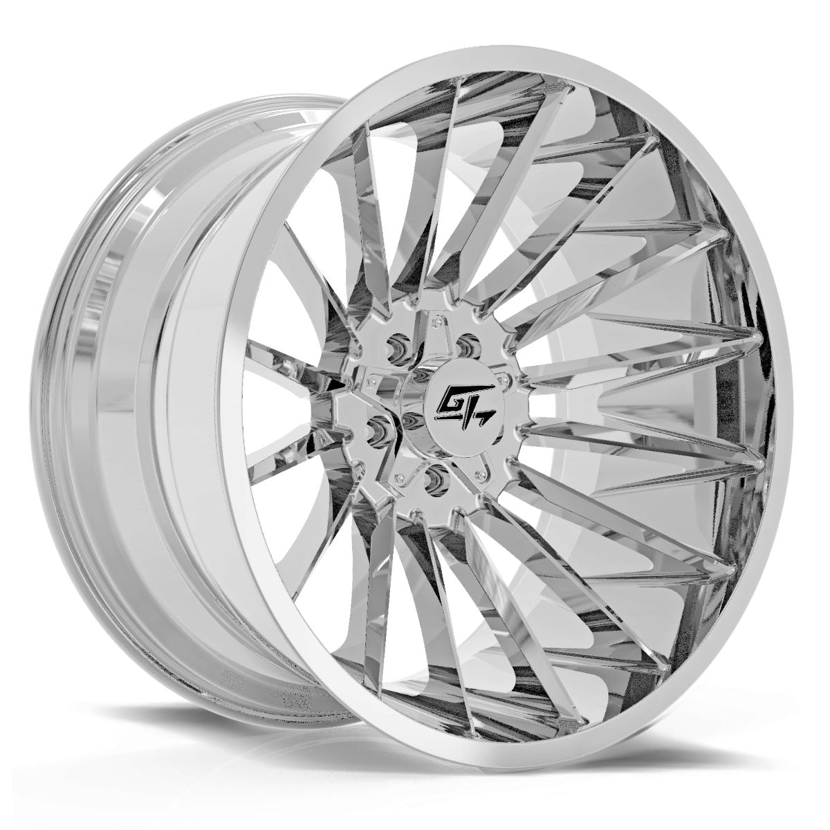 GT Offroad Stark 22x12 6x135 / 6x139.7 -44 106.1 Chrome – TheWheelShop.ca