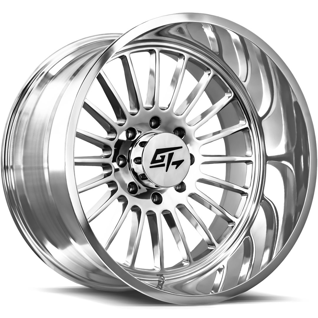 GT Offroad Strike 20x9 8x165.1 12 125.2 Polished – The Wheel Shop CA INC