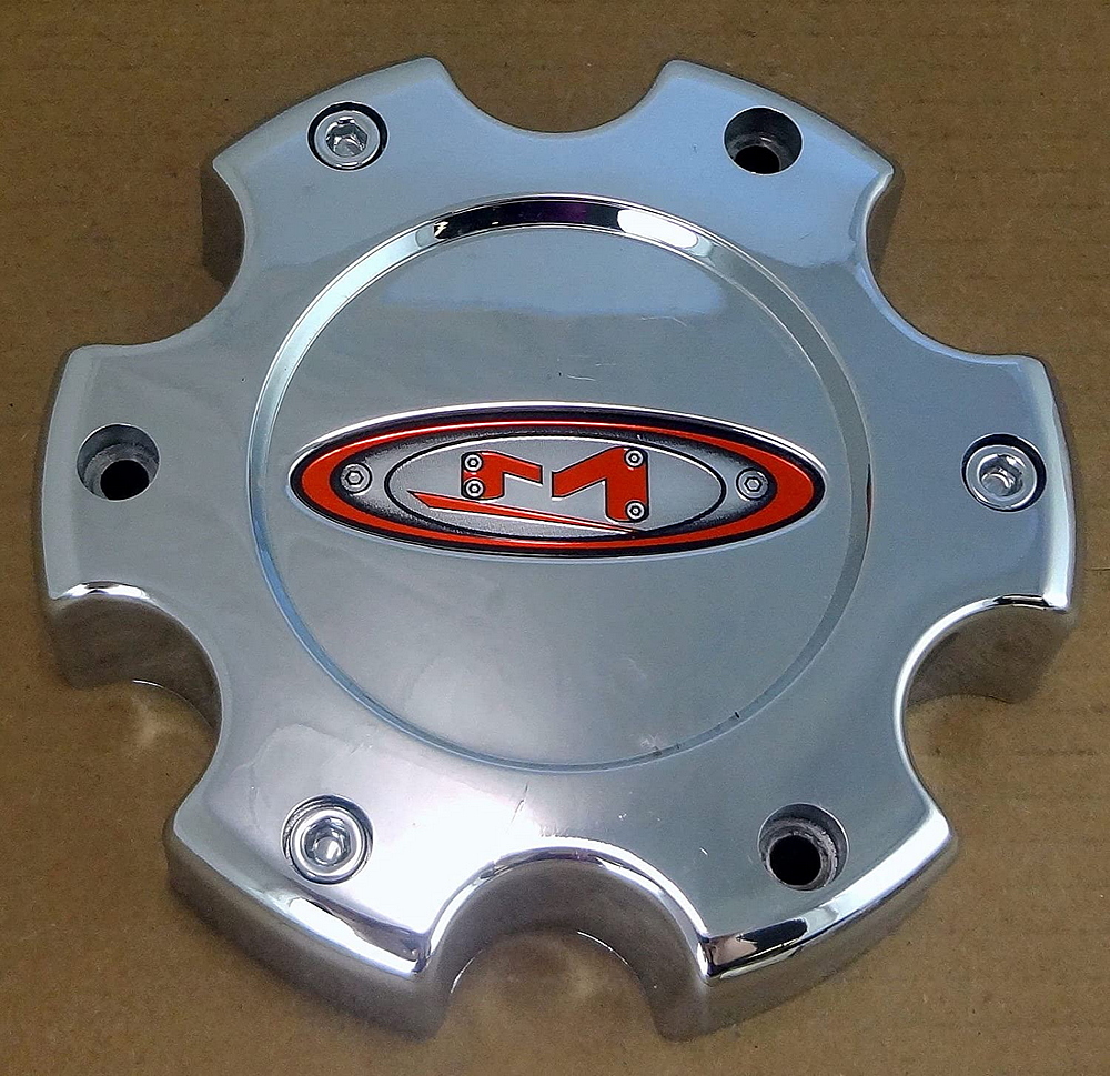 Mo955/956 Cap Chrome 6x5.5 - Red Oval Logo – TheWheelShop.ca