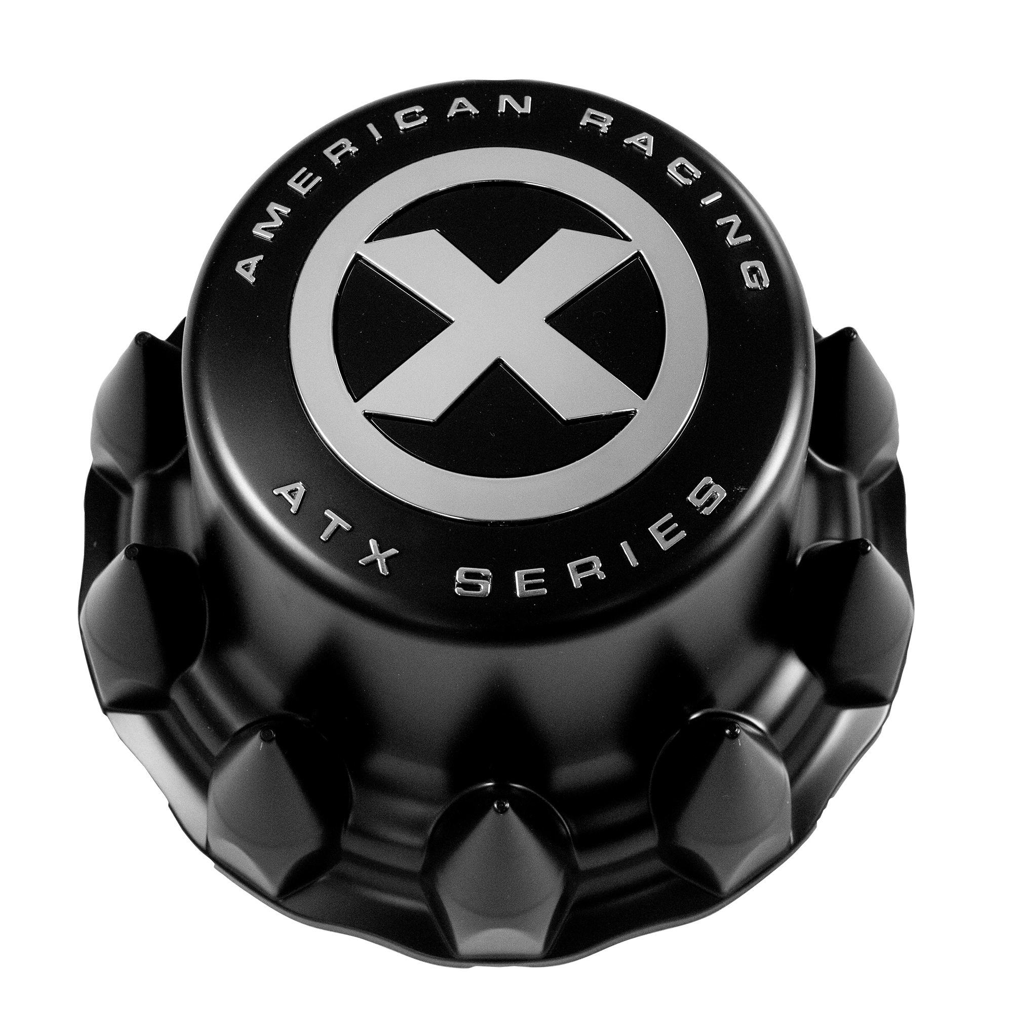 Atx Full ReAmerican Racing Snap On Cap Cover Spk-blk – The Wheel Shop ...