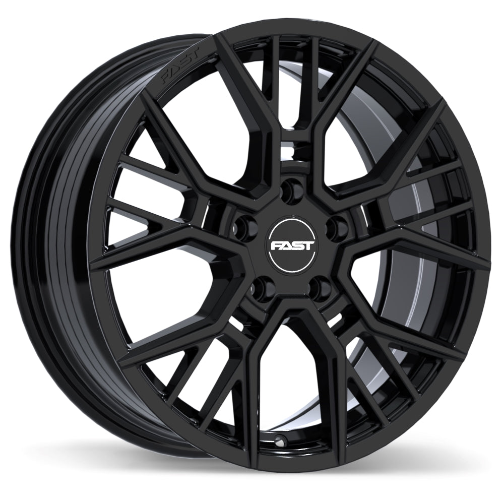 Fast Wheels Spectre 17x7.5 5x112mm +50 66.6mm Gloss Black – TheWheelShop.ca