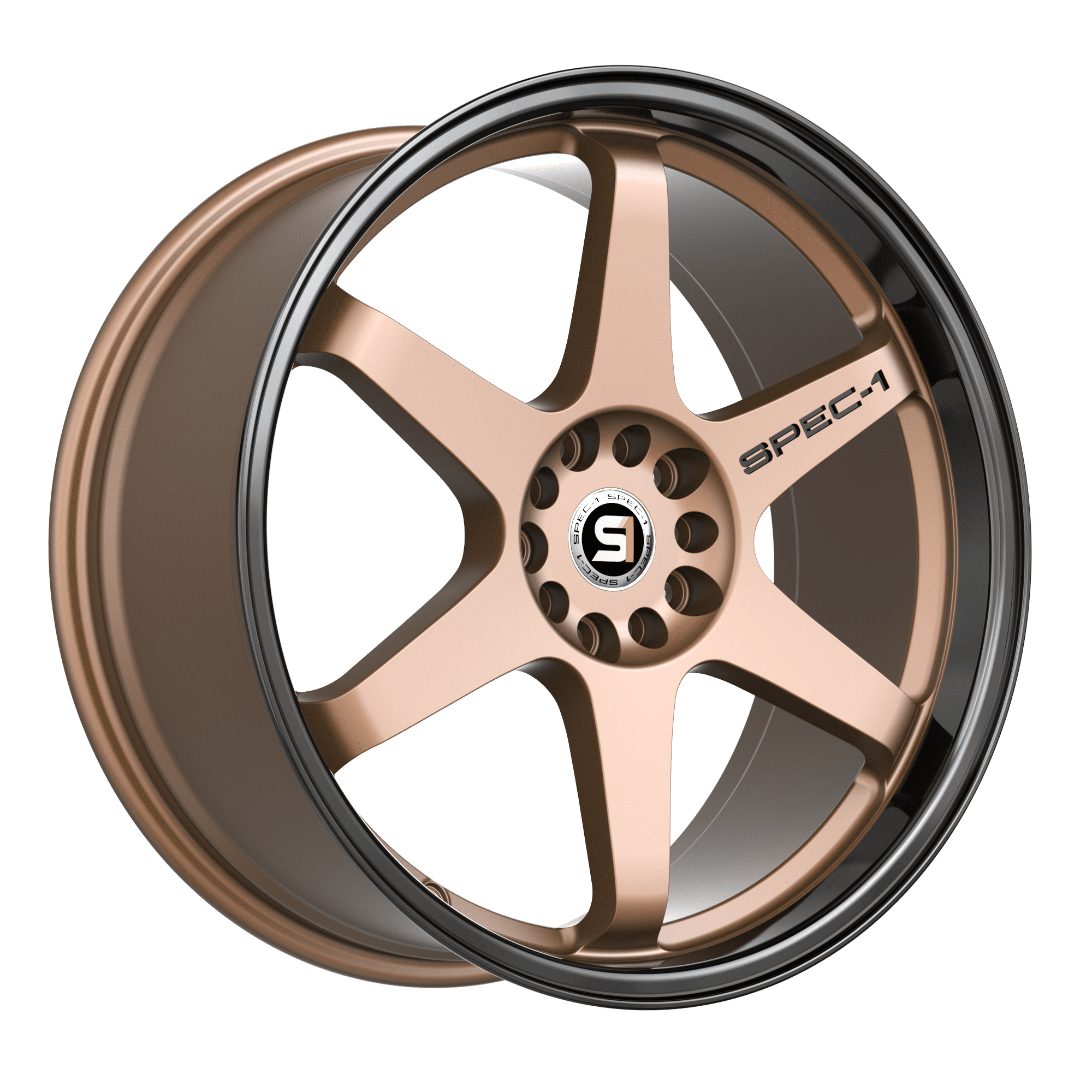 Spec-1 Racing SPT-33MZBL 18x8.5 5x110 / 5x114.3 38 73.1 Matte Bronze B ...