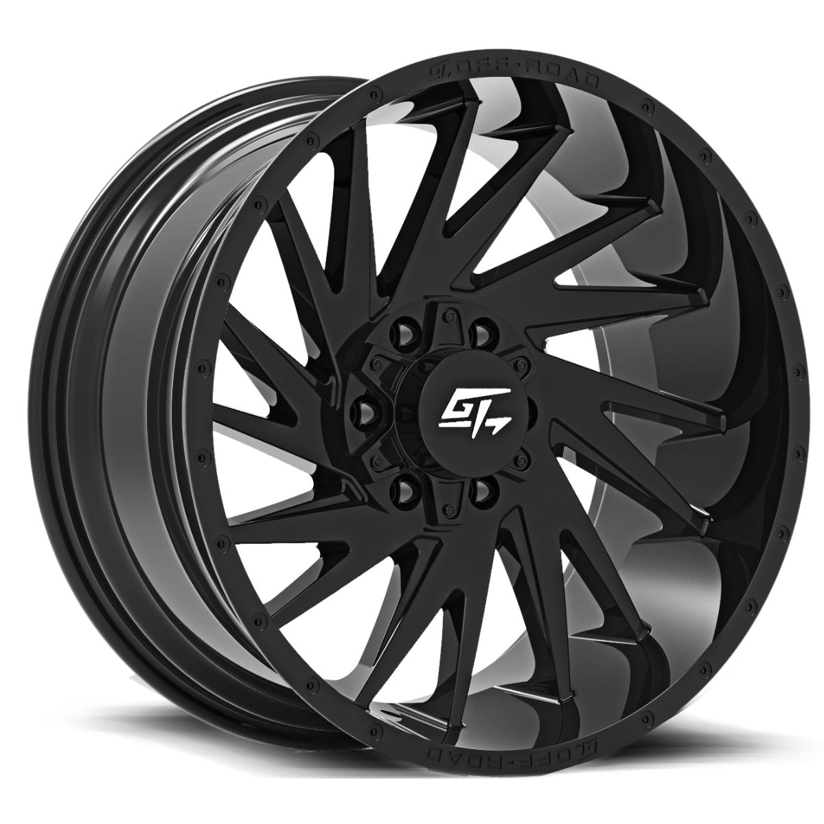 GT Offroad Tomahawk 20x10 8x165.1 / 8x170 -18 125.2 Gloss Black – The ...