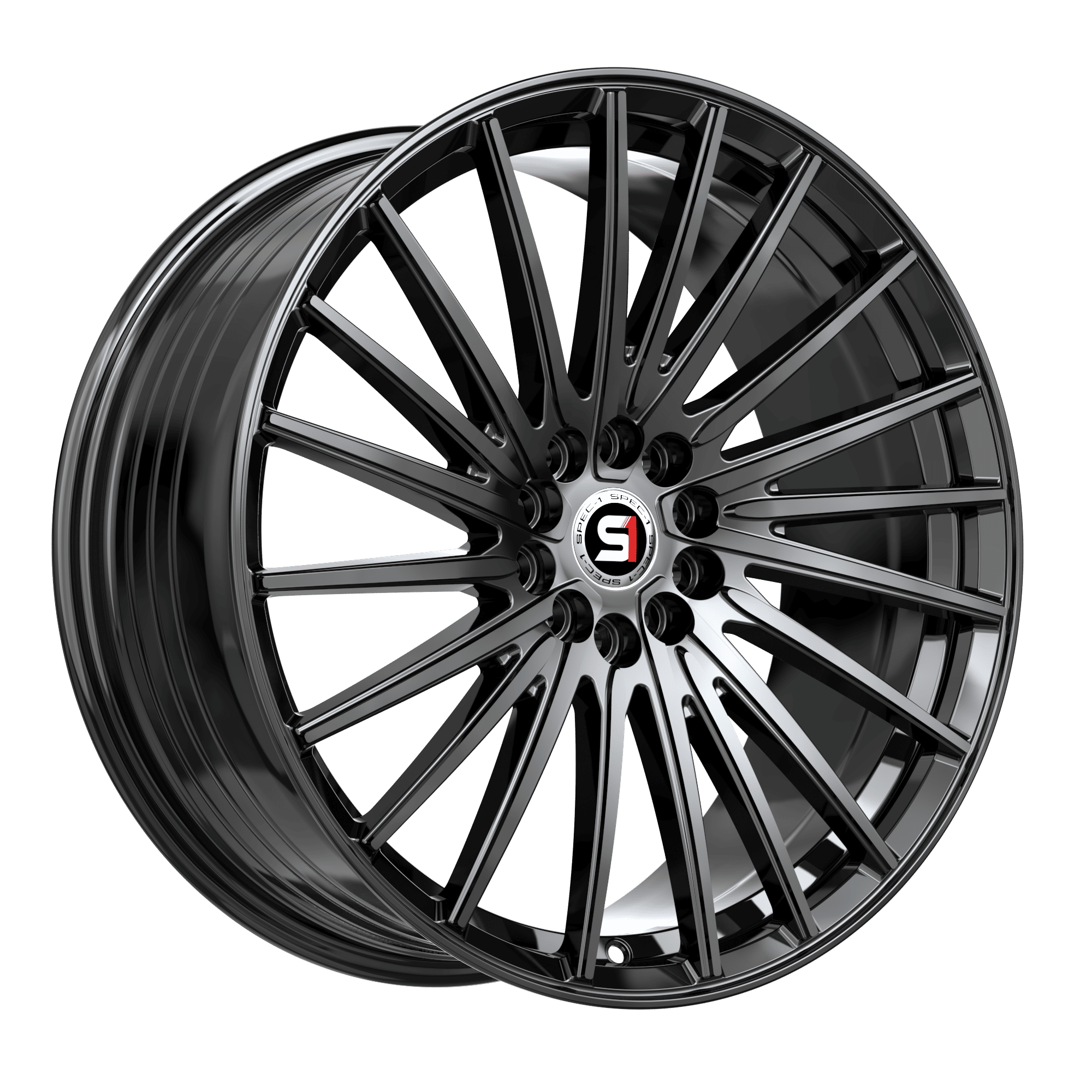 Spec-1 Racing SP-68GB 17x7.5 5x114.3 / 5x120 42 73.1 Gloss Black ...