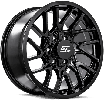 GT Offroad Aggression 22x10 8x170 -18 125.2 Gloss Black – TheWheelShop.ca