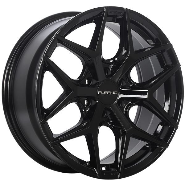 Ruffino Demon 18x8.0 6x120 35 67.1 Gloss Black – The Wheel Shop CA INC