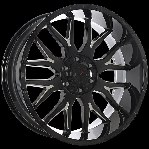 Forged Wheels Xr101 20x10.0 6x135 / 6x139.7 -19 87.1 Gloss Black - Mil ...