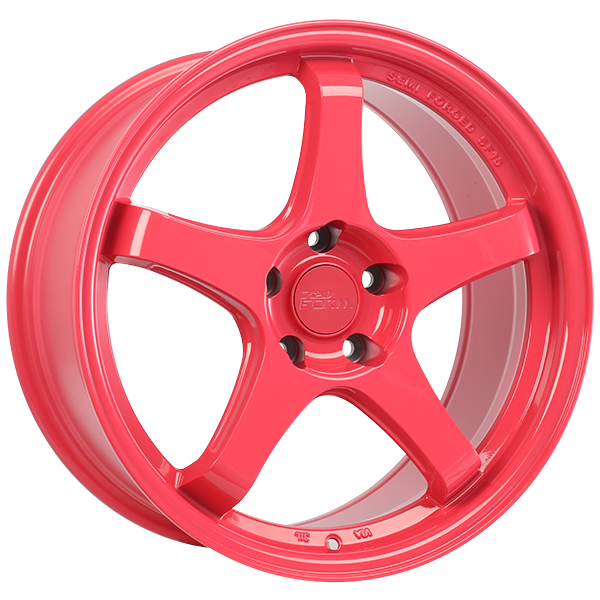 720 Form FF6 17x7.5 5x114.3 35 73.1 Bubble Gum Pink – TheWheelShop.ca