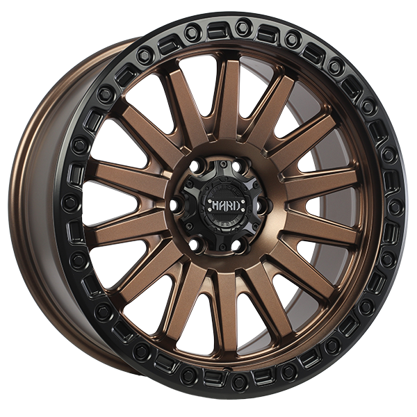 Ruffino Hard Blaze 20x9 6x139.7 15 108.1 Satin Bronze Face - Satin Bla ...