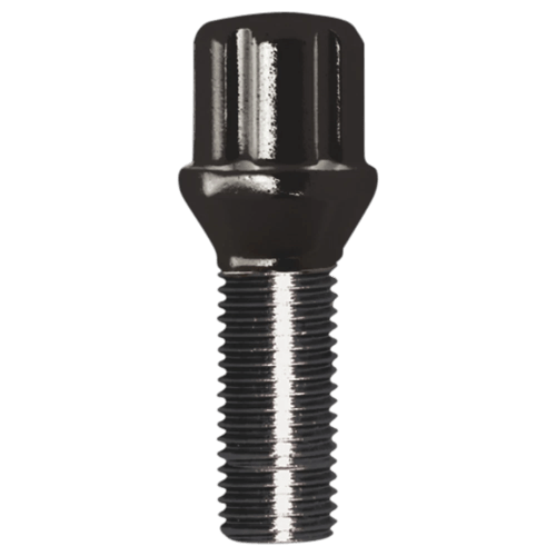 GORILLA SPLINE LUG BOLT 14-1.25 32MM BLK BULK – The Wheel Shop CA INC