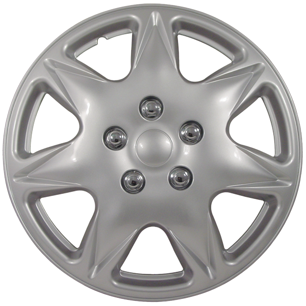 DAI Snap-On Hubcaps - 16'' Silver - Set Of 4 – The Wheel Shop CA INC