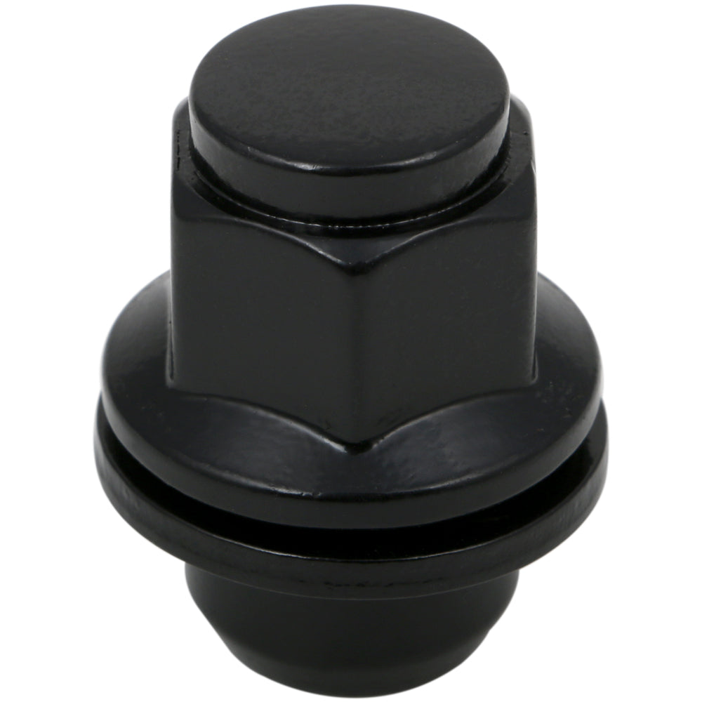 Mag W/Washer Black Nut OEM Flat/60° Seat - 12x1.25mm - 13mm Shank OD 2 ...