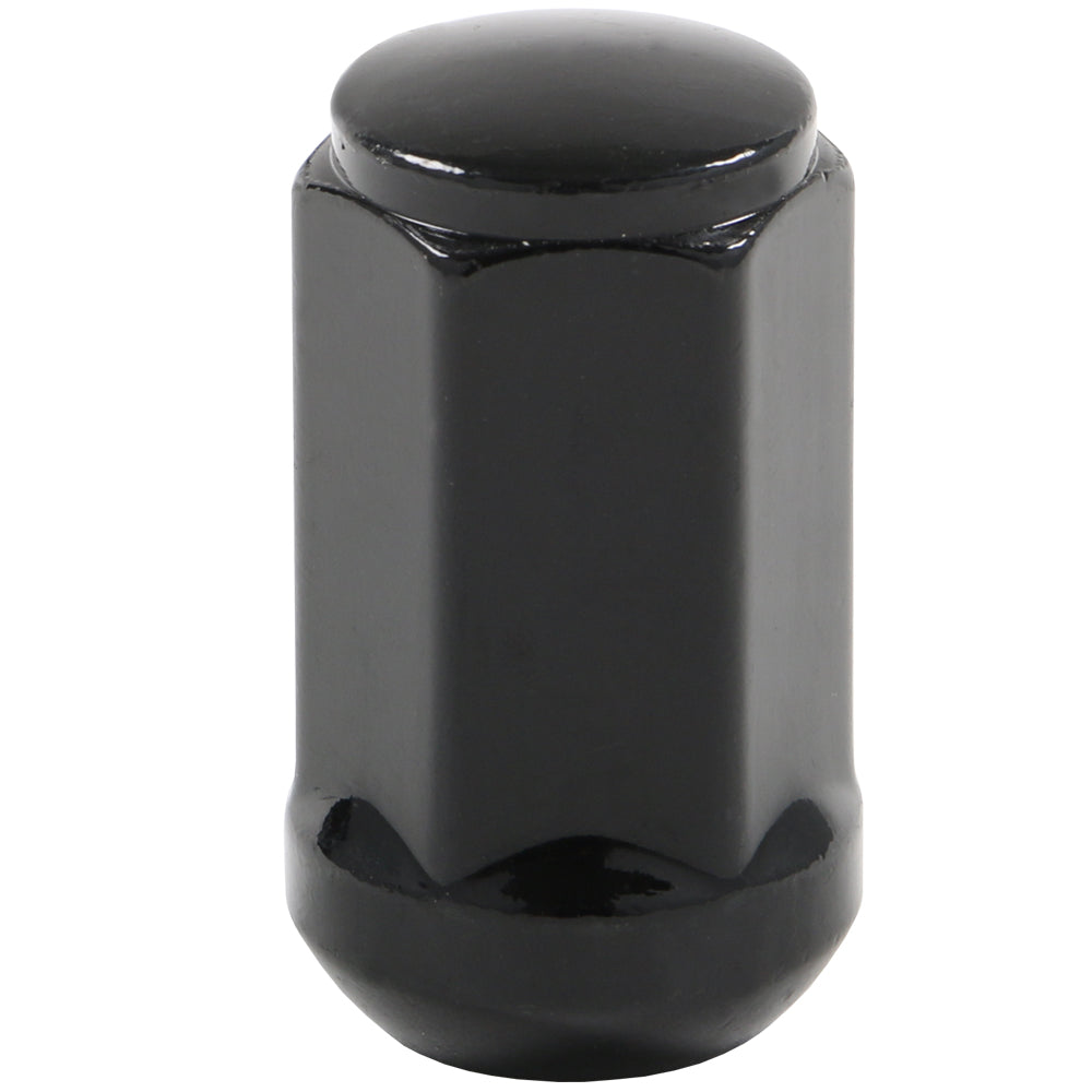 Acorn Black Nut 1PC Radius (R14) Seat - 14x1.50mm - 22mm Hex – The ...