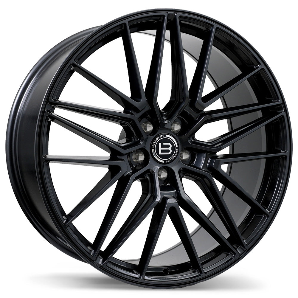 Braelin BR13 22x10.0 5x120 20 66.6 Gloss Black – TheWheelShop.ca