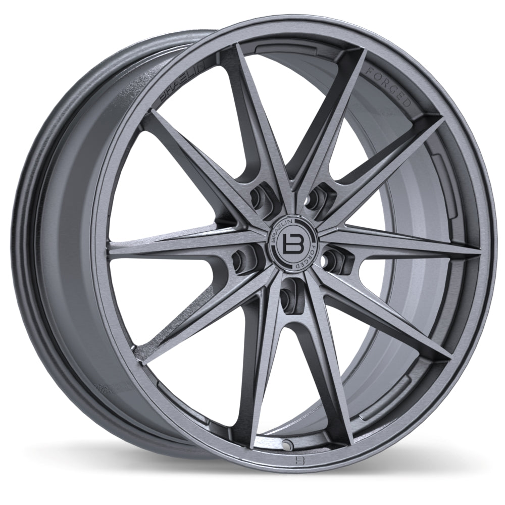 Braelin Brf1 19x8.5 5x114.3mm +25 63.4 Brushed Matte Carbon Grey – The ...