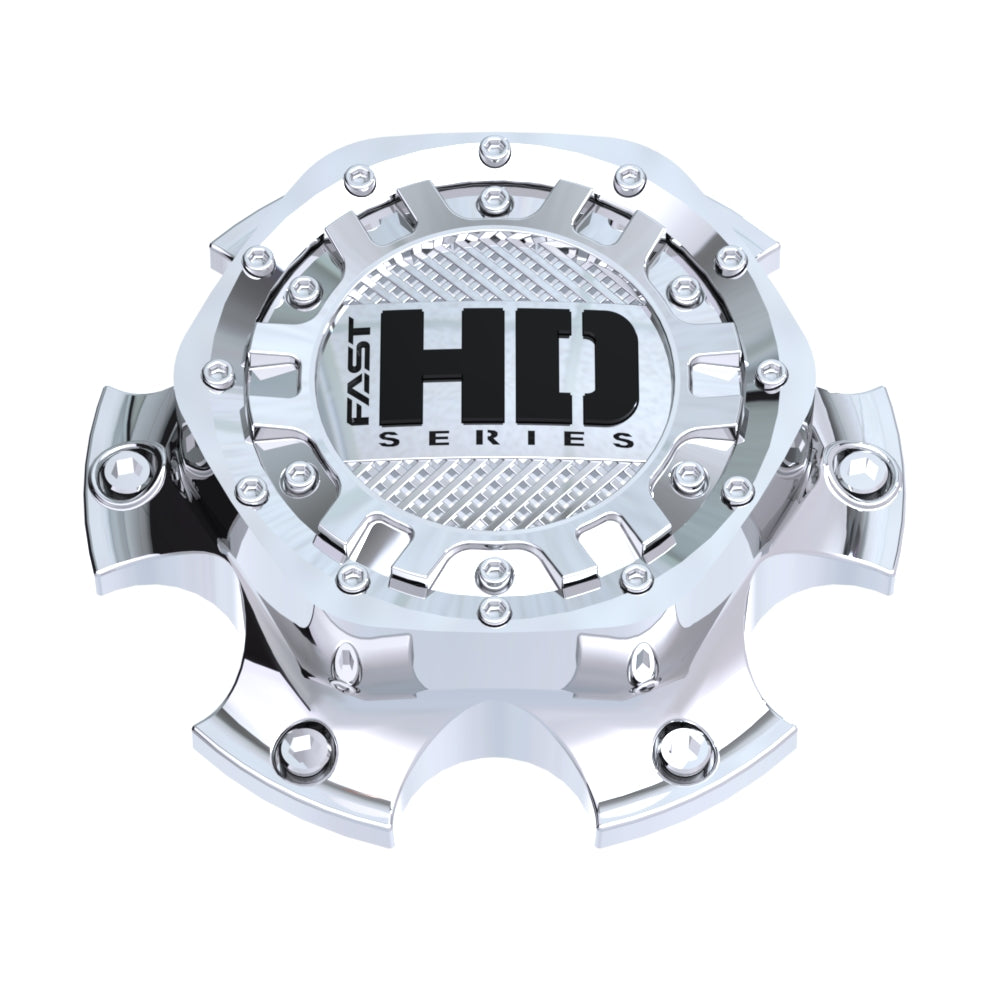 Chrome Cap with Chrome Hardware and Gloss Black Fast HD Series Logo ...