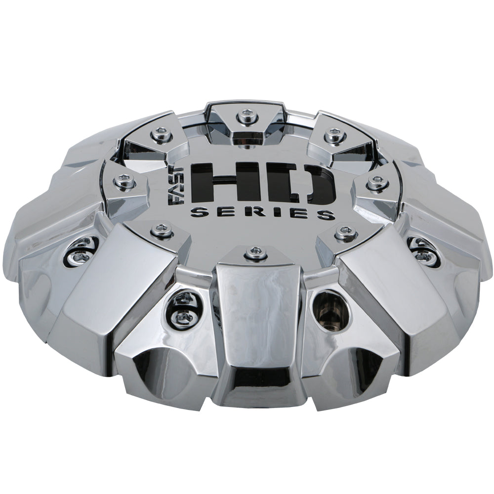 Chrome Cap - Chrome Hardware With Black Fast HD Series Logo ...