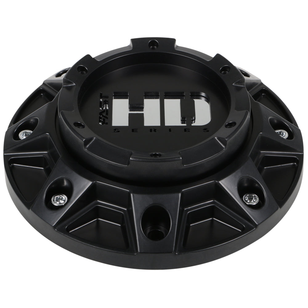 Satin Black Cap Fast HD Series Logo - C-1840PF0BTF – The Wheel Shop CA INC