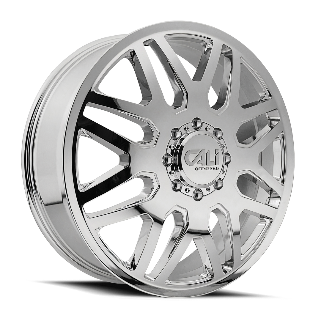 Cali Off-road Invader Dually 9115d 22x8.25 8x165.1 115 121.3 Chrome ...
