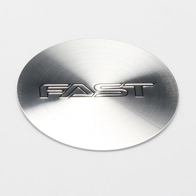 Machine Emblem With Black Outline (FAST) Logo - Flat – TheWheelShop.ca
