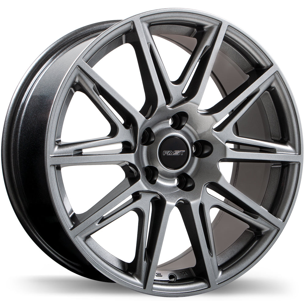 Fast Wheels Switch 17x7.5 5x114.3 +45 67.1 Titanium – The Wheel Shop CA INC