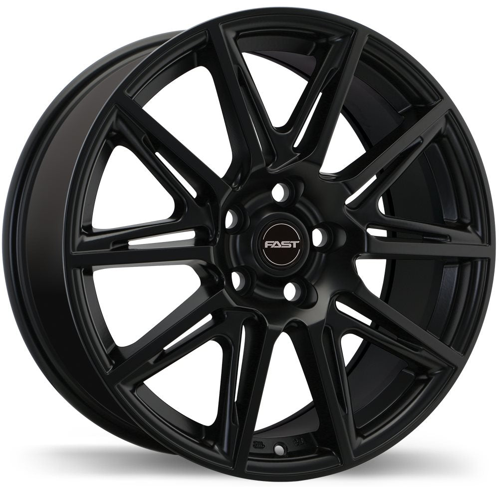 Fast Wheels Switch 16x6.5 5x114.3mm +38 66.1 Satin Black – The Wheel ...