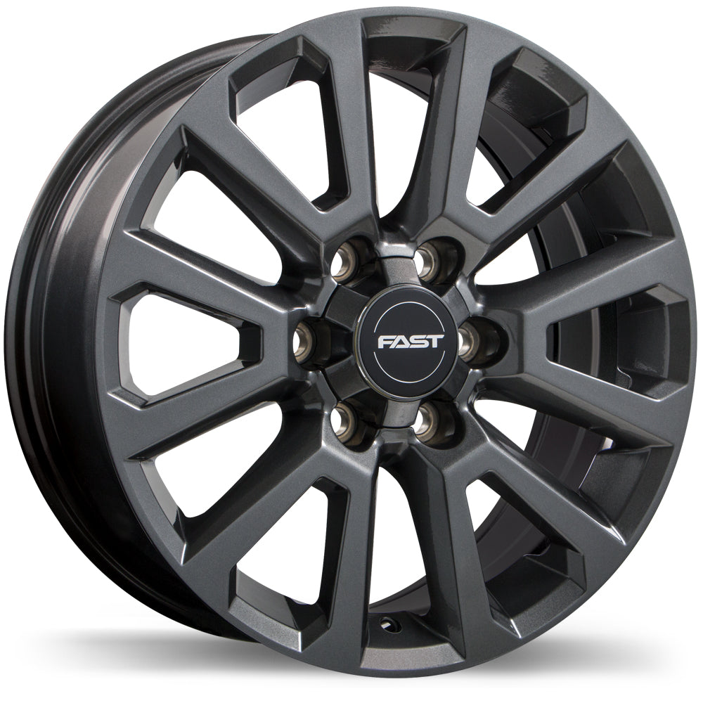 Fast Wheels Storm Ii 18x7.5 6x139.7mm +30 78 Gloss Gunmetal – The Wheel ...