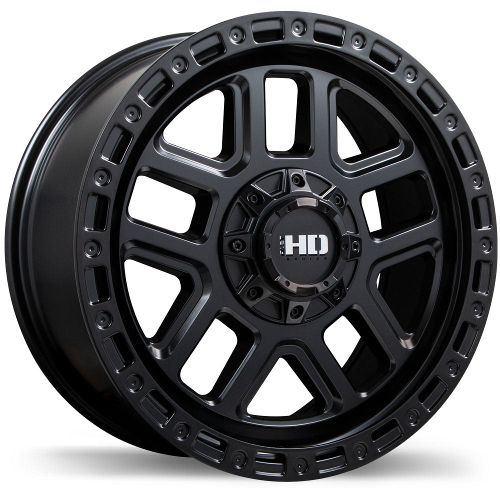 Fast HD Series Summit 17x8.0 6x135 / 6x139.7 +25 95.1 Satin Black – The ...