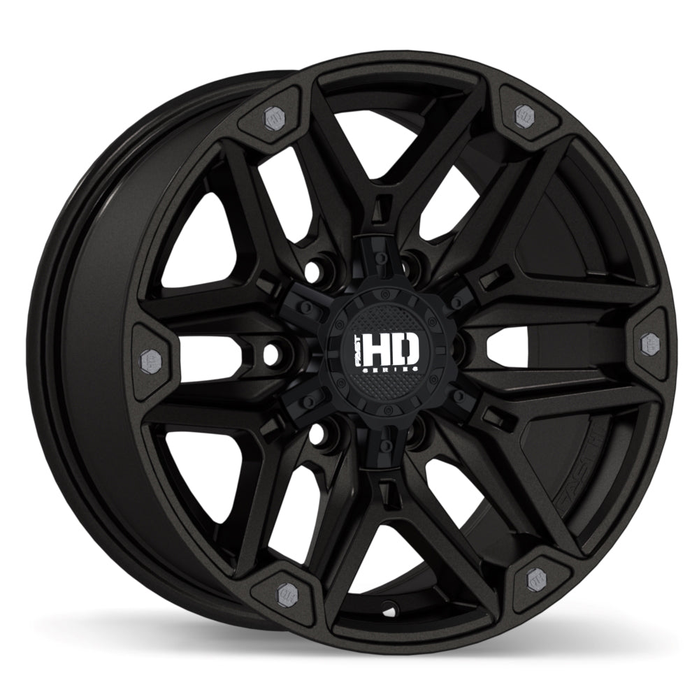 Fast HD Recon 16x8.0 6x139.7mm +10 106.1 Satin Black Anthracite – The ...