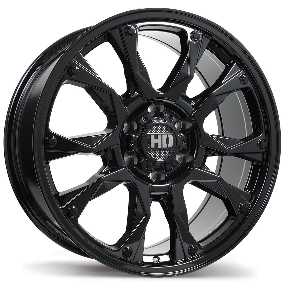 Fast HD Series Tactical 20x9.0 6x139.7mm 28 78 Gloss Black – The Wheel ...