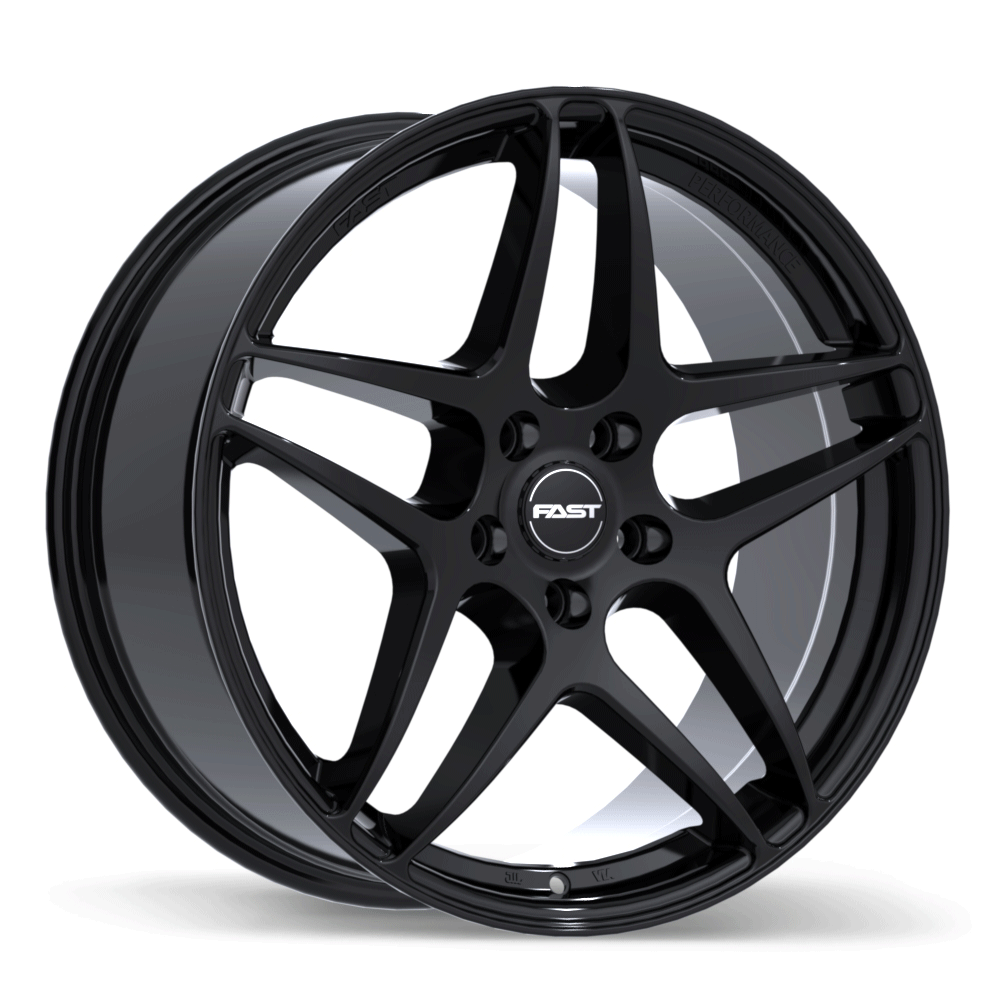 Fast Wheels Boost 18x8.0 5x108 45 72.6 Gloss Black – The Wheel Shop CA INC
