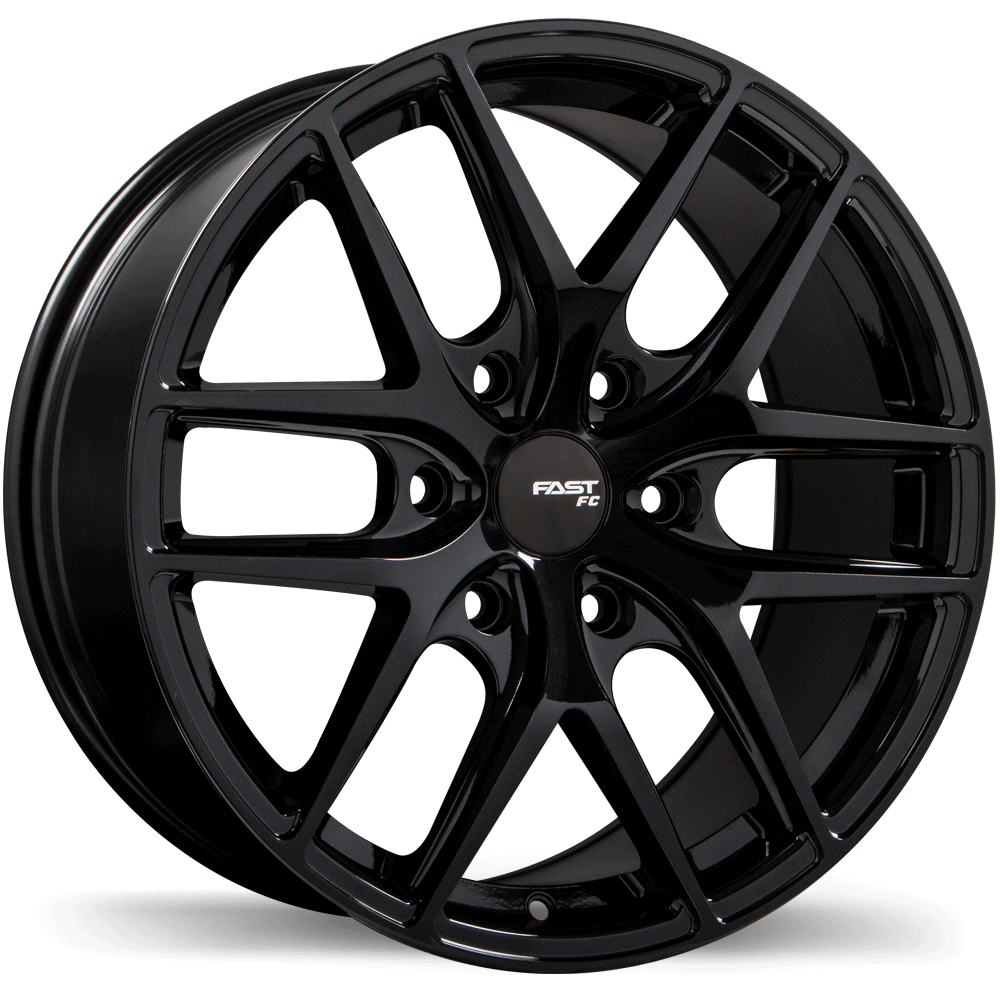 Fast Wheels FC04x 18x8.5 6x139.7 +20 95.1 Metallic Black – The Wheel ...