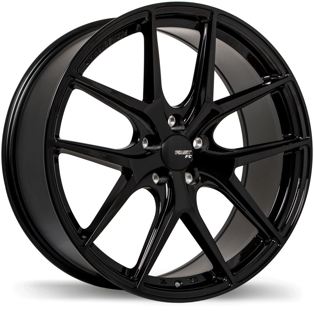 Fast Wheels FC04 20x8.5 5x120 +35 74.1 Metallic Black – The Wheel Shop ...