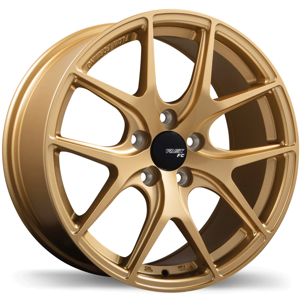 Fast Wheels FC04 18x8.0 5x114.3 +40 72.6 Gold – The Wheel Shop CA INC