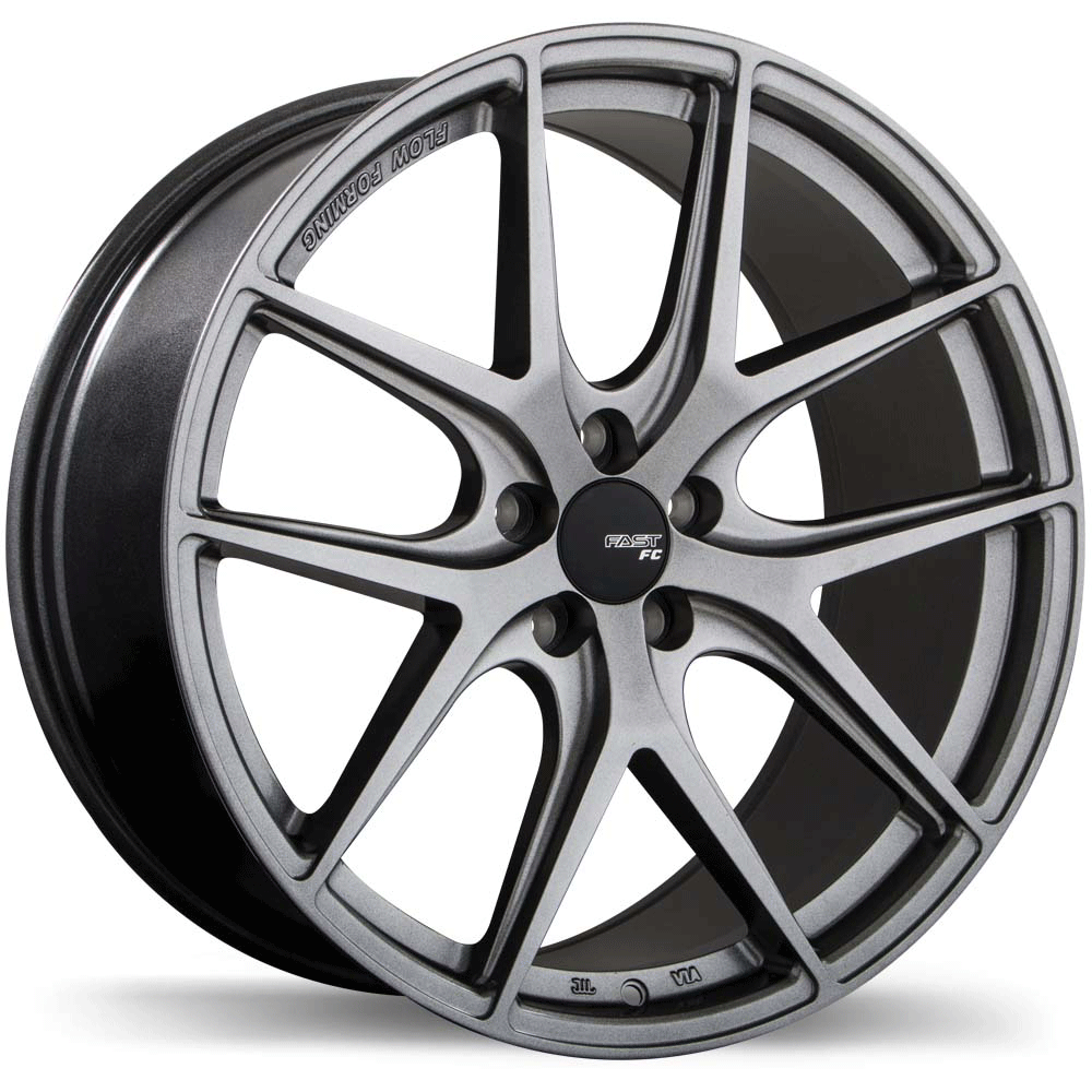 Fast Wheels FC04 20x9.5 5x112 +35 72.6 Titanium – The Wheel Shop CA INC