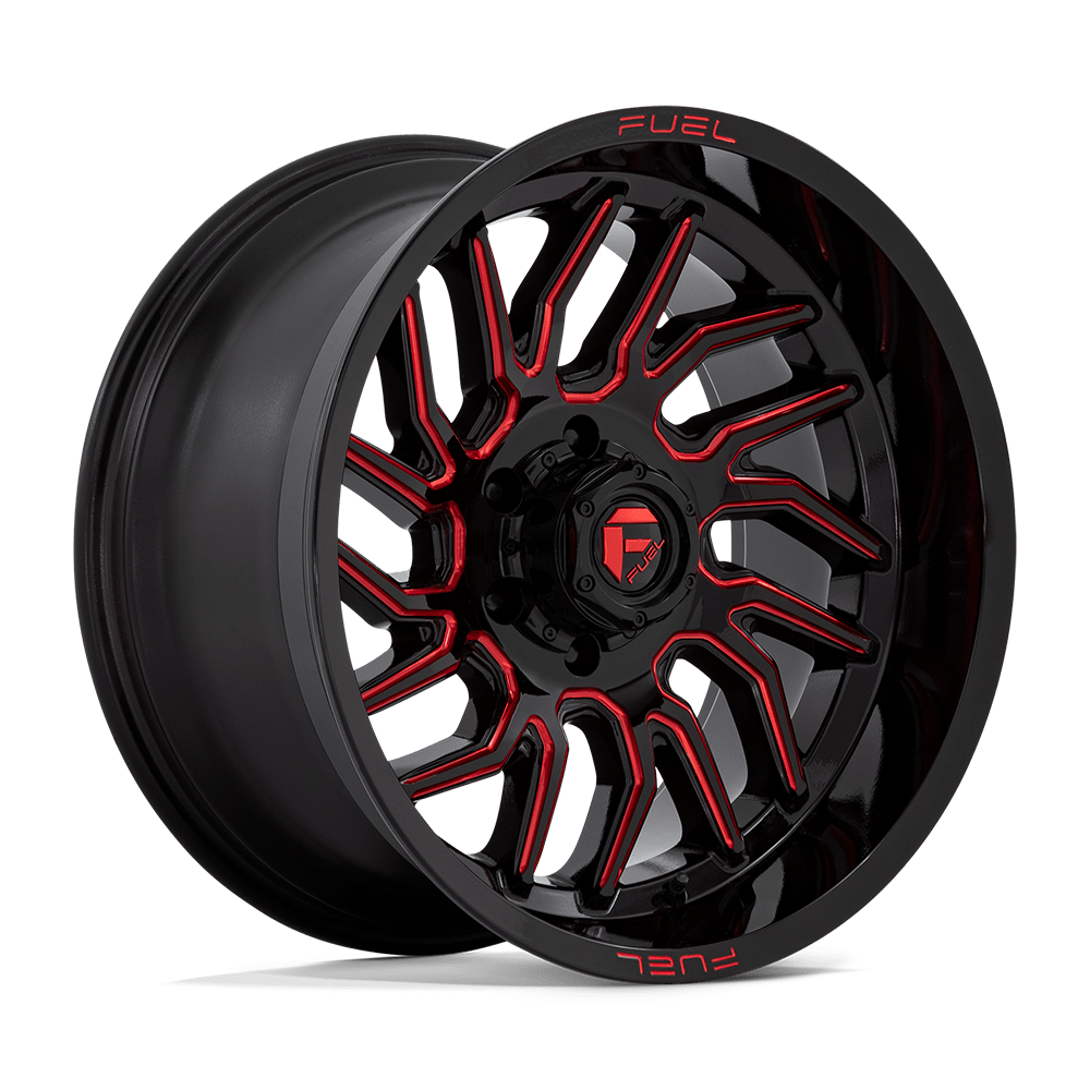 Fuel Off-Road D808 Hurricane 20x10 6x135 -18 87.1 Gloss Black Milled R ...