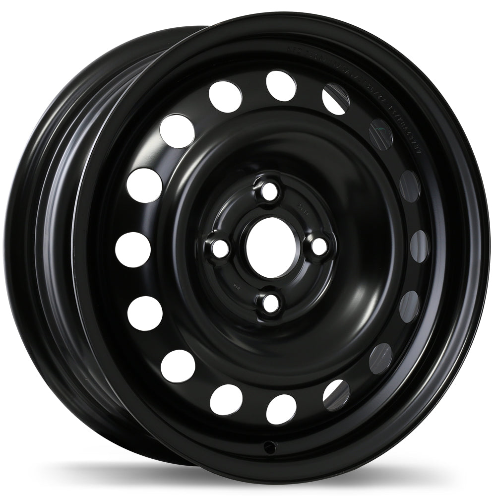 Fastco Steel Wheel 15x5.5 4x100 36 54.1 Black – TheWheelShop.ca