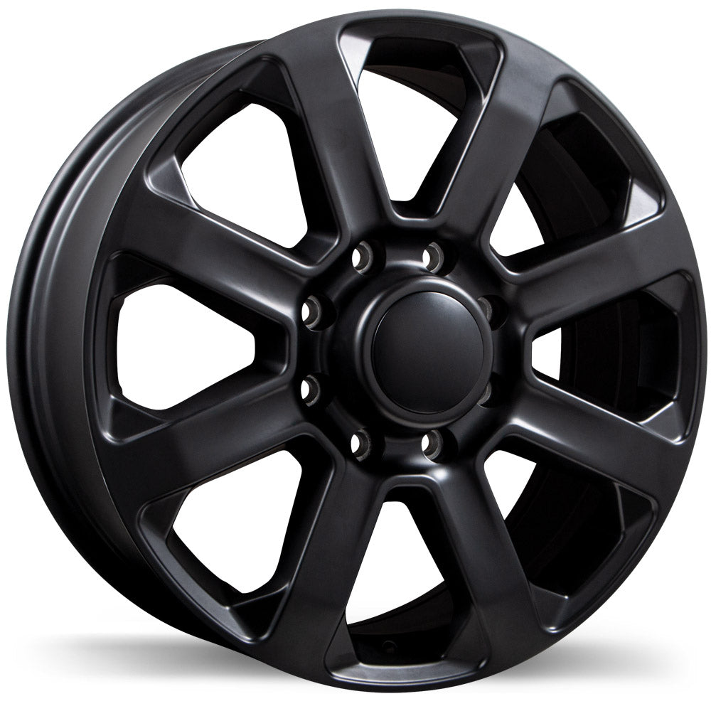 Replika R261 20x8.0 8x165.1mm +54 121.1 Noir satiné – The Wheel Shop CA INC