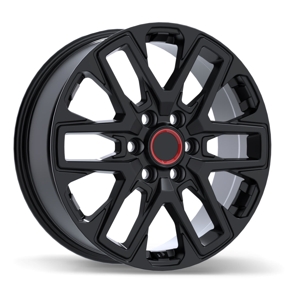 Replika R262 20x7.5 6x139.7 +60 95.1 Satin Black – The Wheel Shop CA INC