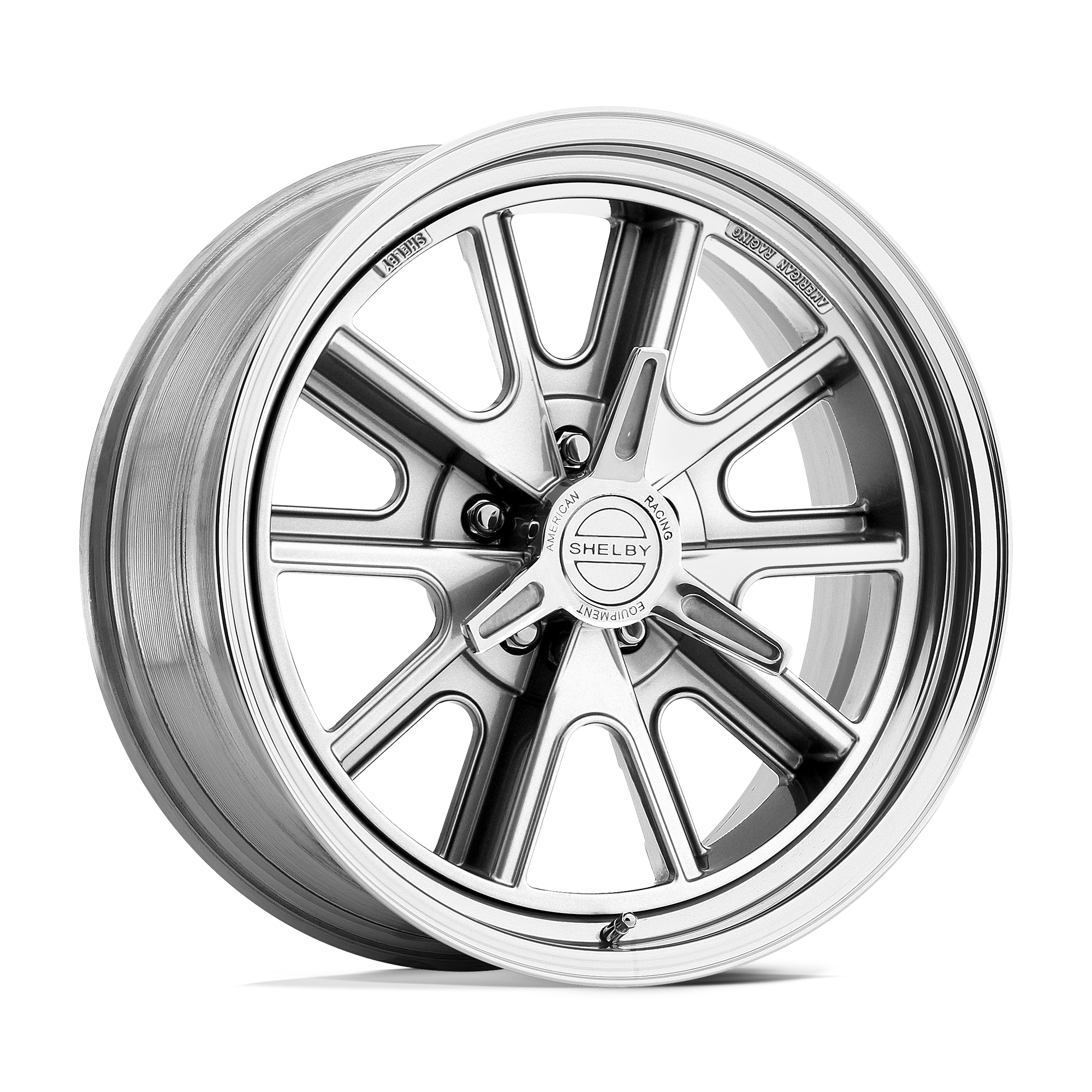 American Racing Vintage Vn427 Shelby Cobra 17x8 5x114.3 0 72.56 Polish ...