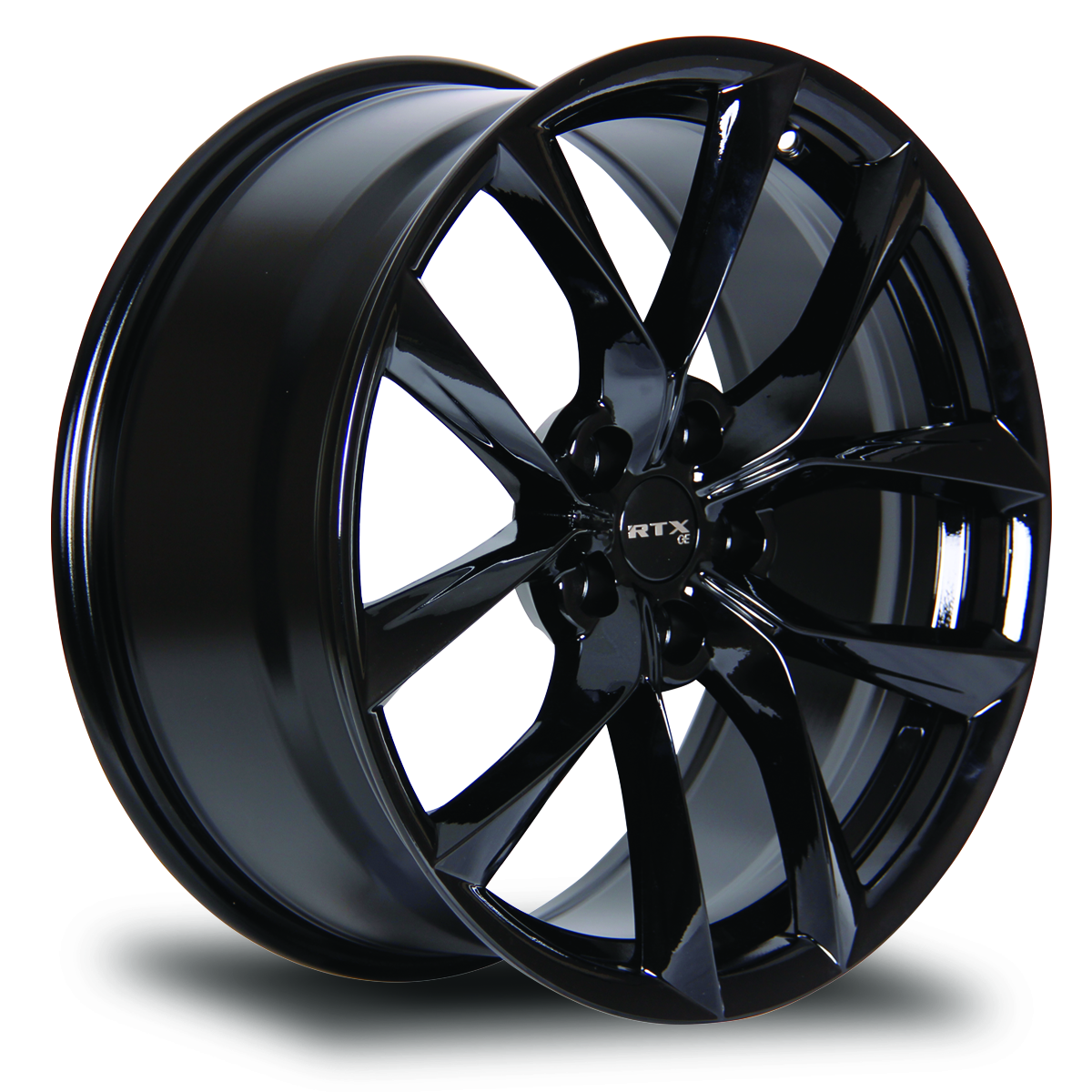 RTX Spider 19x8.5 5x120 35 64.1 Gloss Black – TheWheelShop.ca