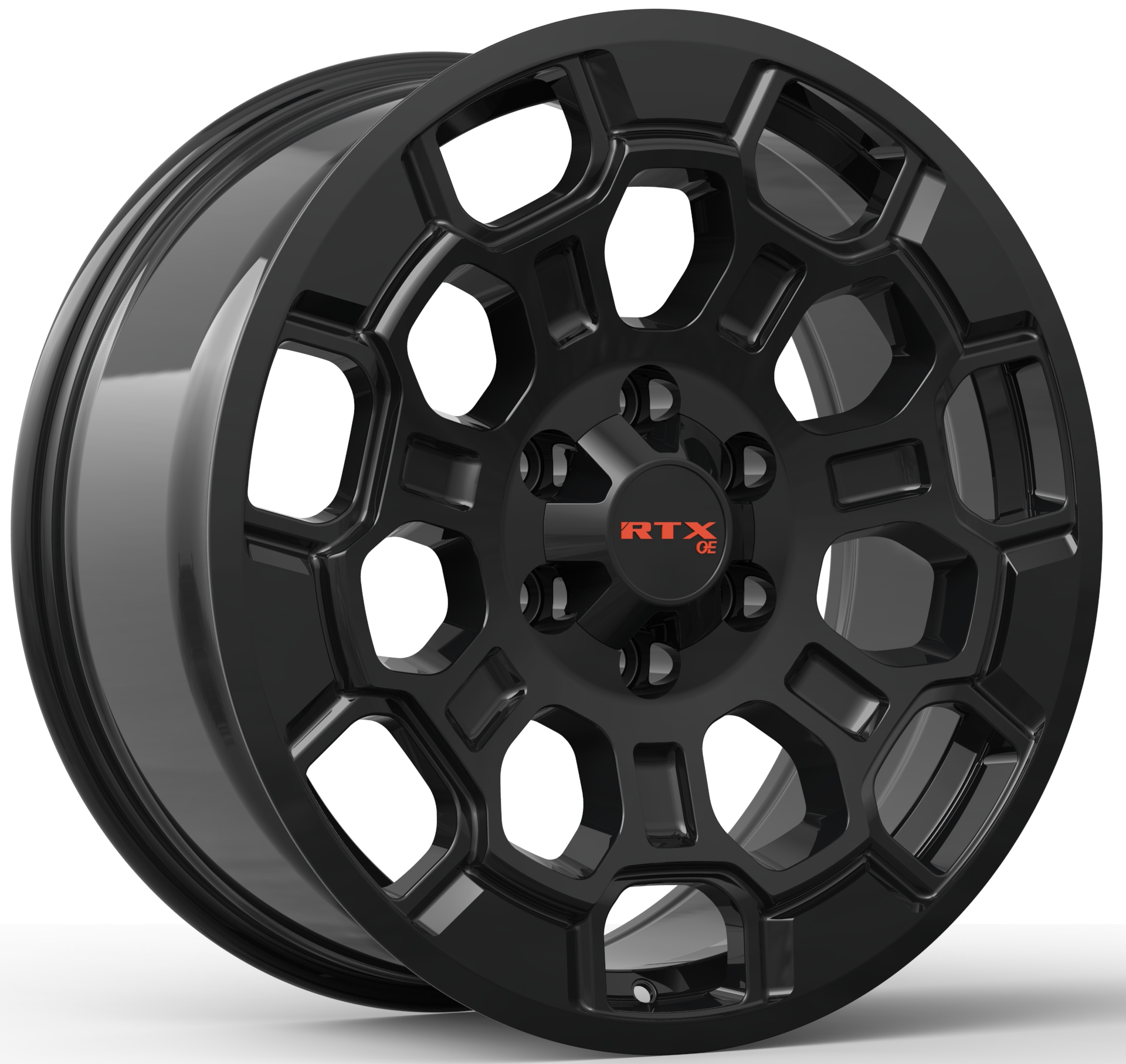RTX Oe Ty-03 20x9 6x139.7 35 95.1 Satin Black – The Wheel Shop CA INC