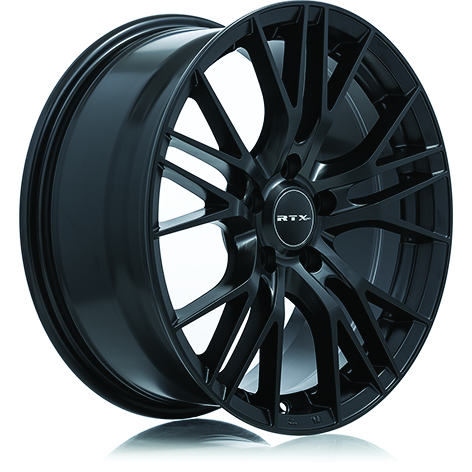 RTX Vertex 18x8 5x108 38 63.4 Satin Black – TheWheelShop.ca