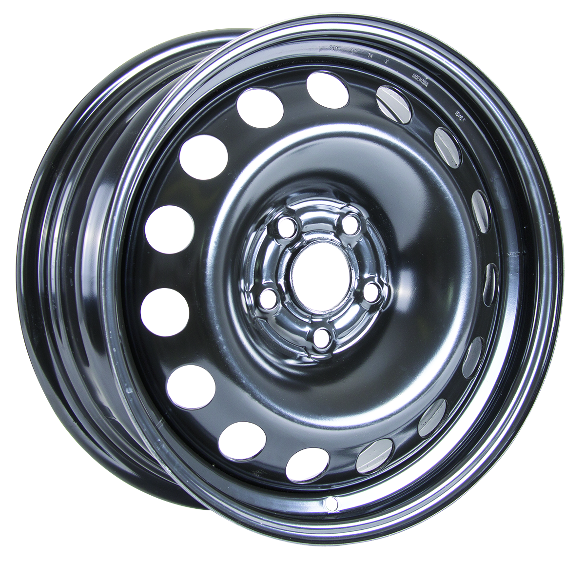 RT Steel Wheel 16x6.5 5x105 39 56.6 Black – The Wheel Shop CA INC