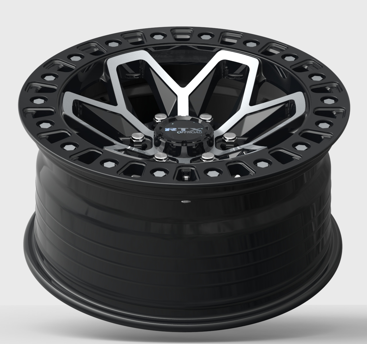 RTX Zion 20x9 6x139.7 0 106.1 Black Machined – TheWheelShop.ca